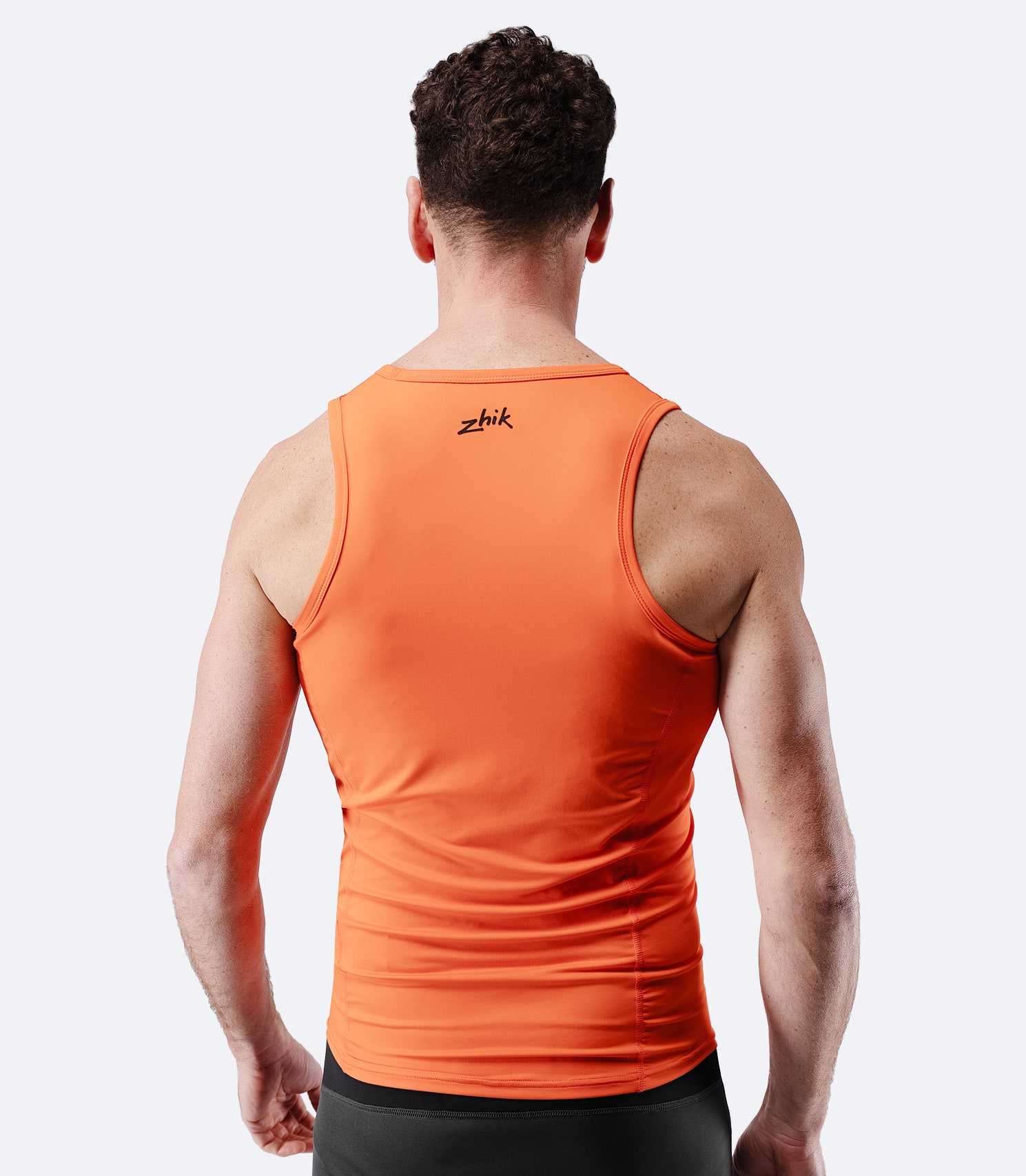 Mens Eco Spandex LT Race Singlet - Flame Red | Zhik New Zealand